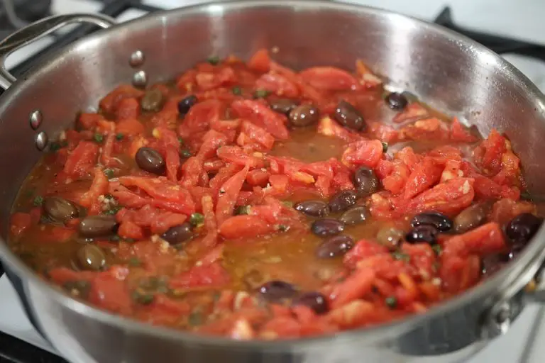 Cod in Puttanesca Sauce | Pasquale Sciarappa Recipes