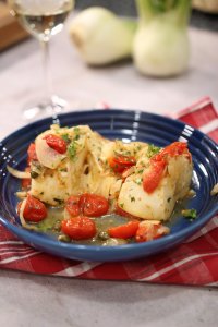 Acqua Pazza or Crazy Water Cod Fish Recipe | Pasquale Sciarappa Recipes