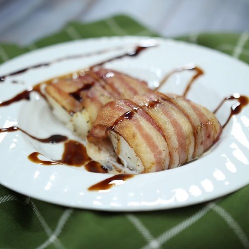 Bacon Wrapped Cod Fish | Pasquale Sciarappa Recipes