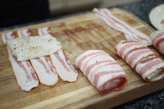 Bacon Wrapped Cod Fish | Pasquale Sciarappa Recipes