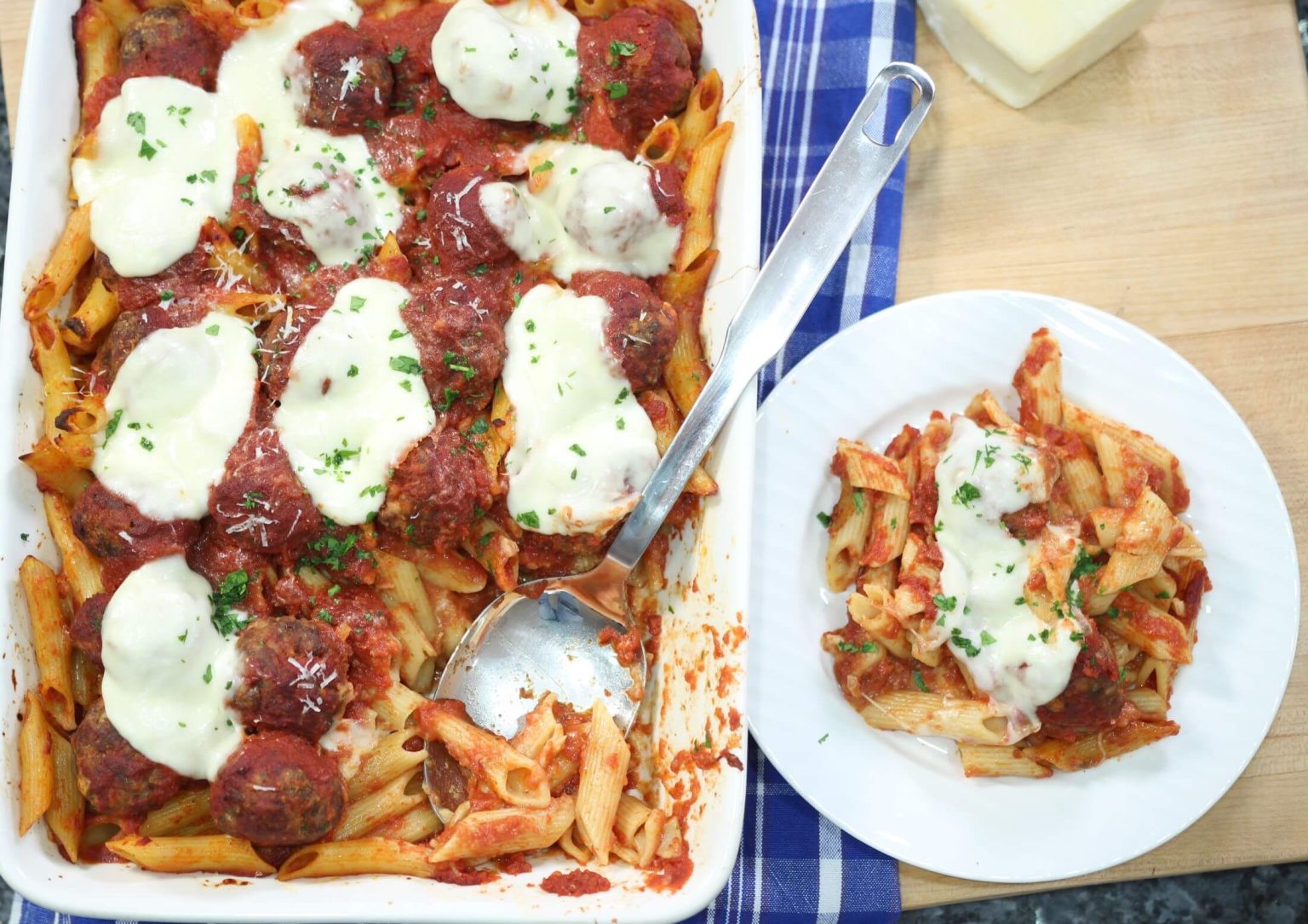 Penne and Meatball Casserole | Pasquale Sciarappa Recipes